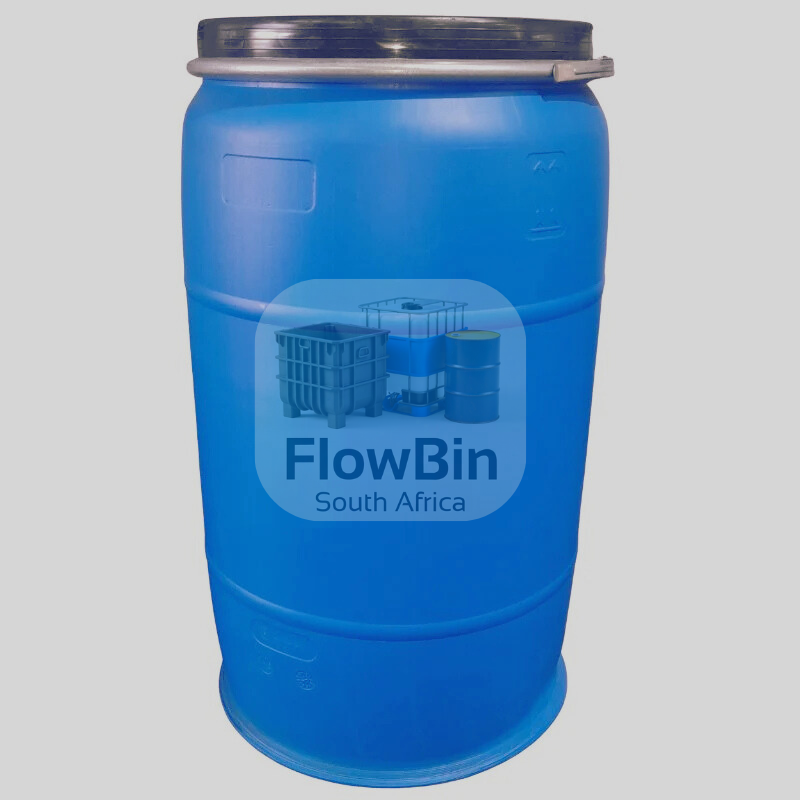 210 Litre Food Grade Blue Plastic Drum (Open Top | UN Approved)